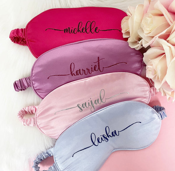Personalised Eye Mask Name HUNYLONDON